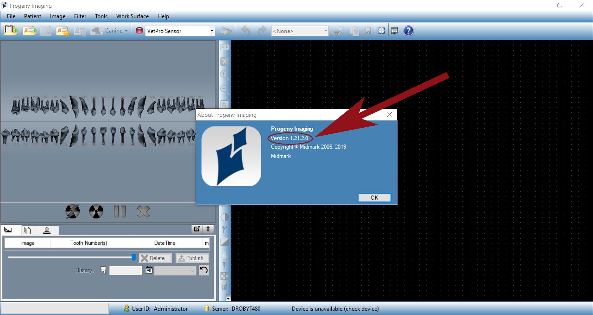Midmark - Finding Your Software Version