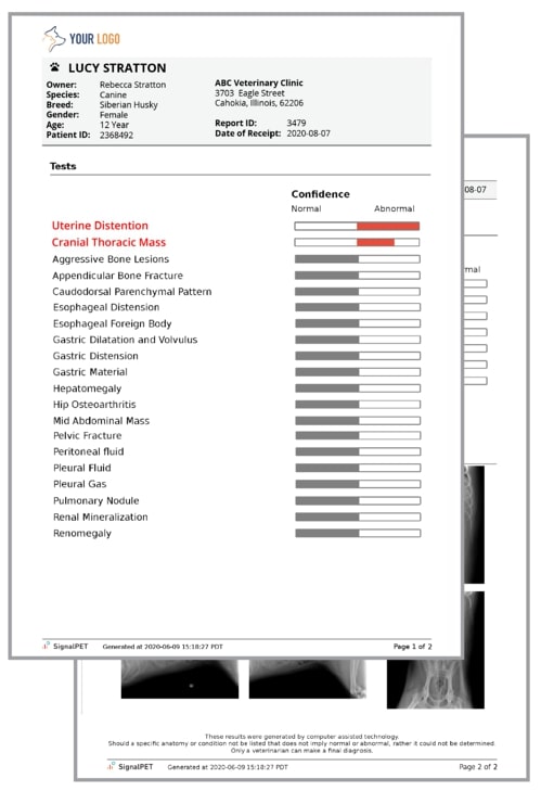New Thoracic Tests! Uterine distention and Cranial thoracic mass